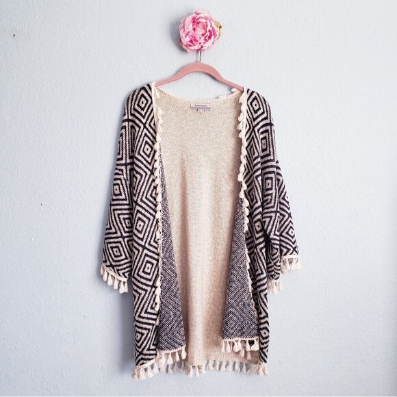 Cost Plus World Market | Sweaters | World Market Black White Geometric ...